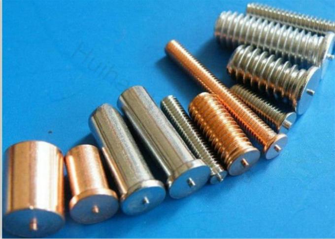 Goujon enduit de cuivre de soudeuse d'insertion de goupilles de soudage des goujons d'acier doux ...